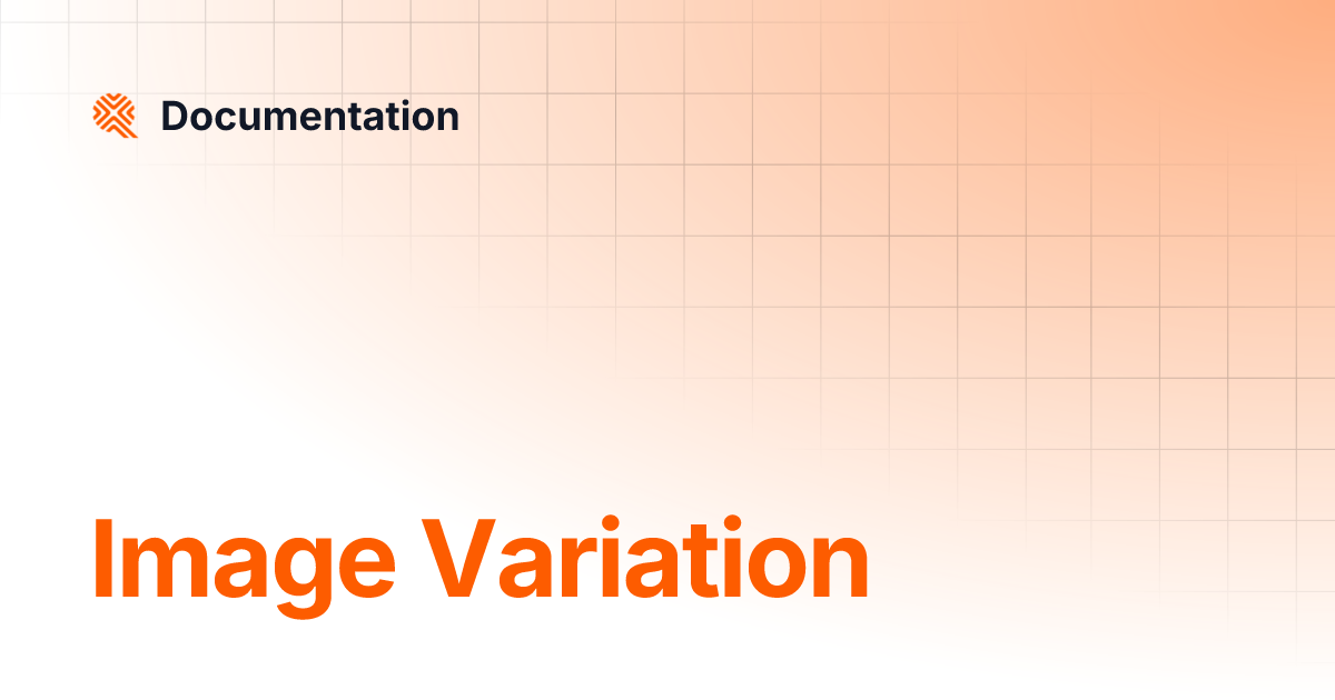 Image Variation | Documentation